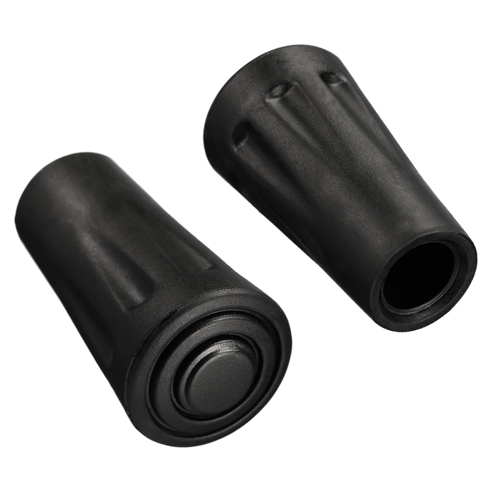 ・カラー:ブラック ・素材:エンジニアリングプラスチック ・穴の内径:10.5mm ・全体サイズ:22mm x 41mm(外径*H) ・入数:2個 ・機能:滑り止めデザイン、金属層埋め込み(チップ寿命延長用)