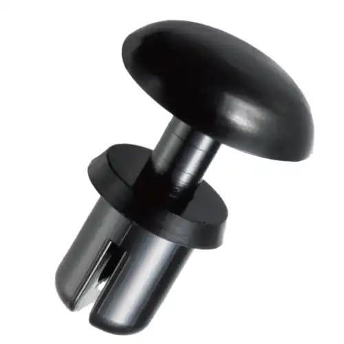 アドパック 【国産品】 ナイロンプッシュリベット 軸径D＝4mm L=mm 適応板厚mm 【本入り】軸径D＝mm　L=mm　適応板厚mm材質：46ナイロン本セット