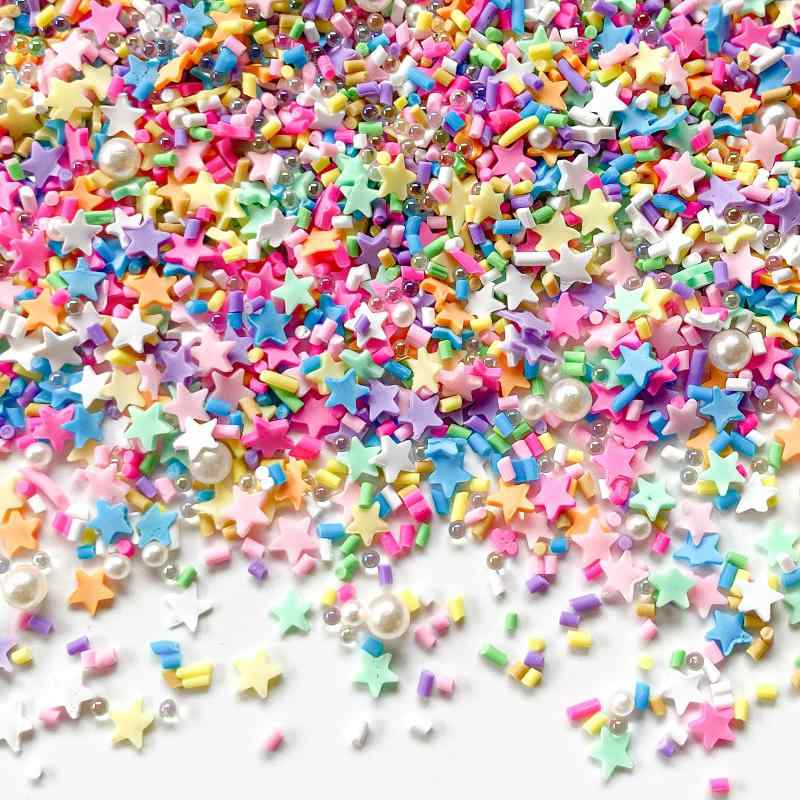 TANOKOX デコパーツ ミックス 封入パーツ レジン スライス パーツ 50g 封入物 封入素材 シャカシャカフレークパーツ