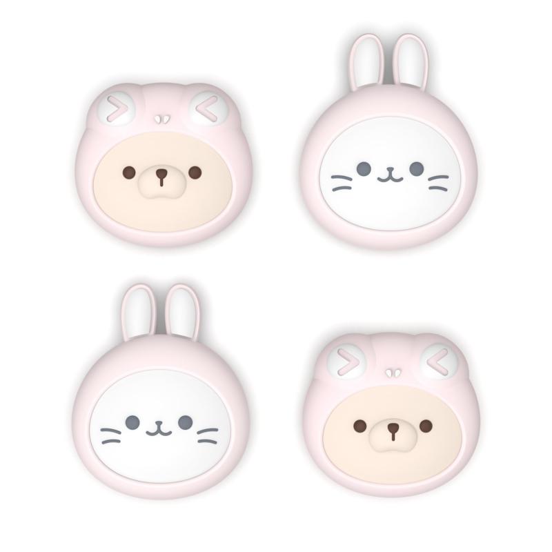 PlayVital Switch 2（2025年新モデル）対応 親指グリップキャップ 4個セット – スイッチ2対応かわいいシリコン製スティックカバー Joycon2用 耐久性ある 【ウサギの着ぐるみ猫やカエルの着ぐるみSwitch 2専用...