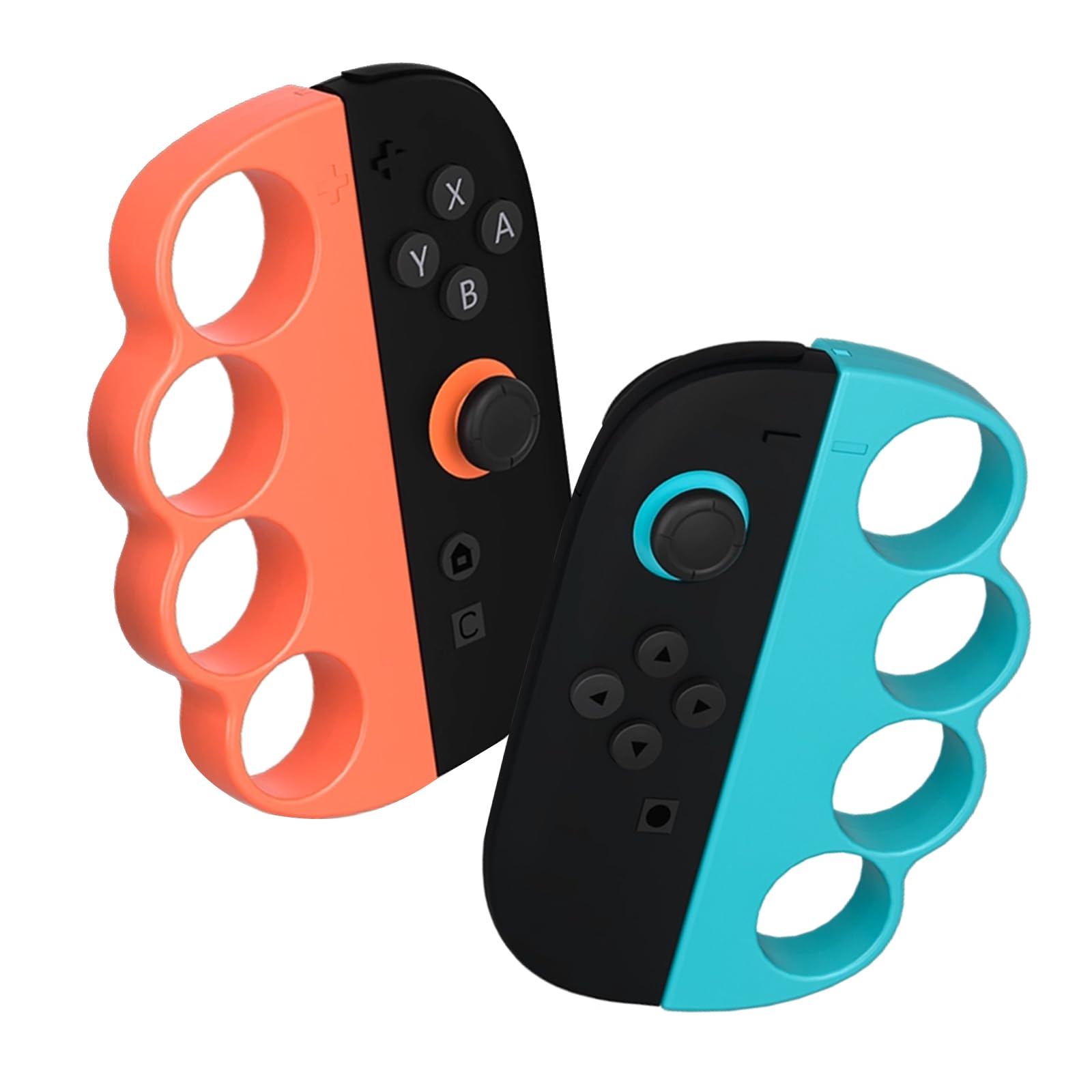 ・対応機種:Switch2 / Joy-Con2 / Fit Boxing 1/2/3シリーズ ・セット内容:2個セット ・素材:高密度ABS樹脂(3層構造、内部に軟質層搭載) ・機能:人間工学3Dカーブ形状、防滑加工、3秒装着システム(工...