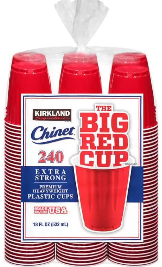 ・容量:532ml ・入数:240個 ・素材:プラスチック ・カラー:レッド