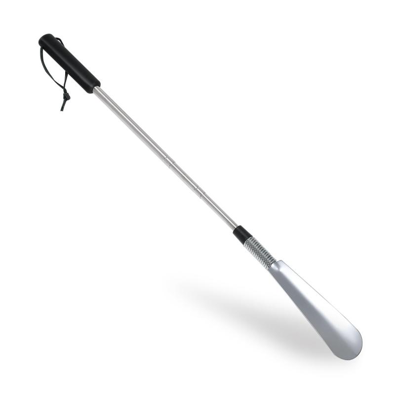 [Fanwer] 靴べら 伸縮式 ロング ステンレス製 曲がる スプリングデザイン 40CM~78CM