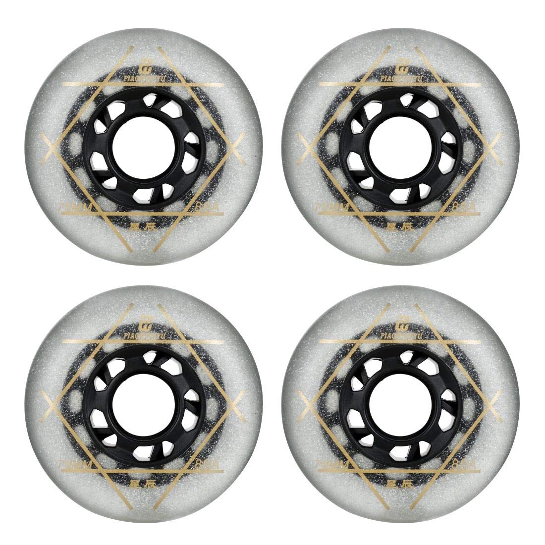 ・硬度:88A ・入り数:4個 ・サイズ:72mm、76mm、80mm ・機能:耐摩耗、グッドグリップ