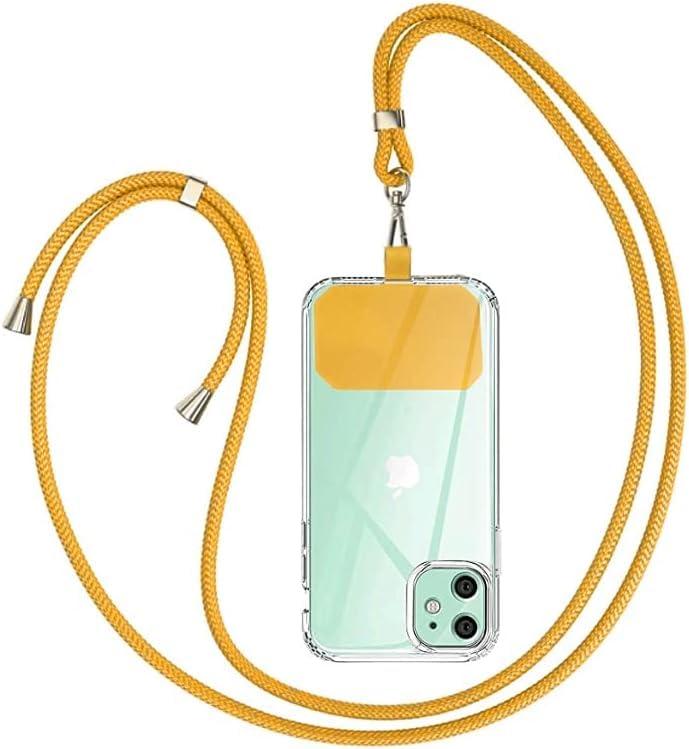 [GUMO-LONG] スマホ ストラップ 首掛け/肩掛け/斜め掛け 任意のスマホ にも対応 ネックストラップ 紛失防止 落下防止 長さ調整可能