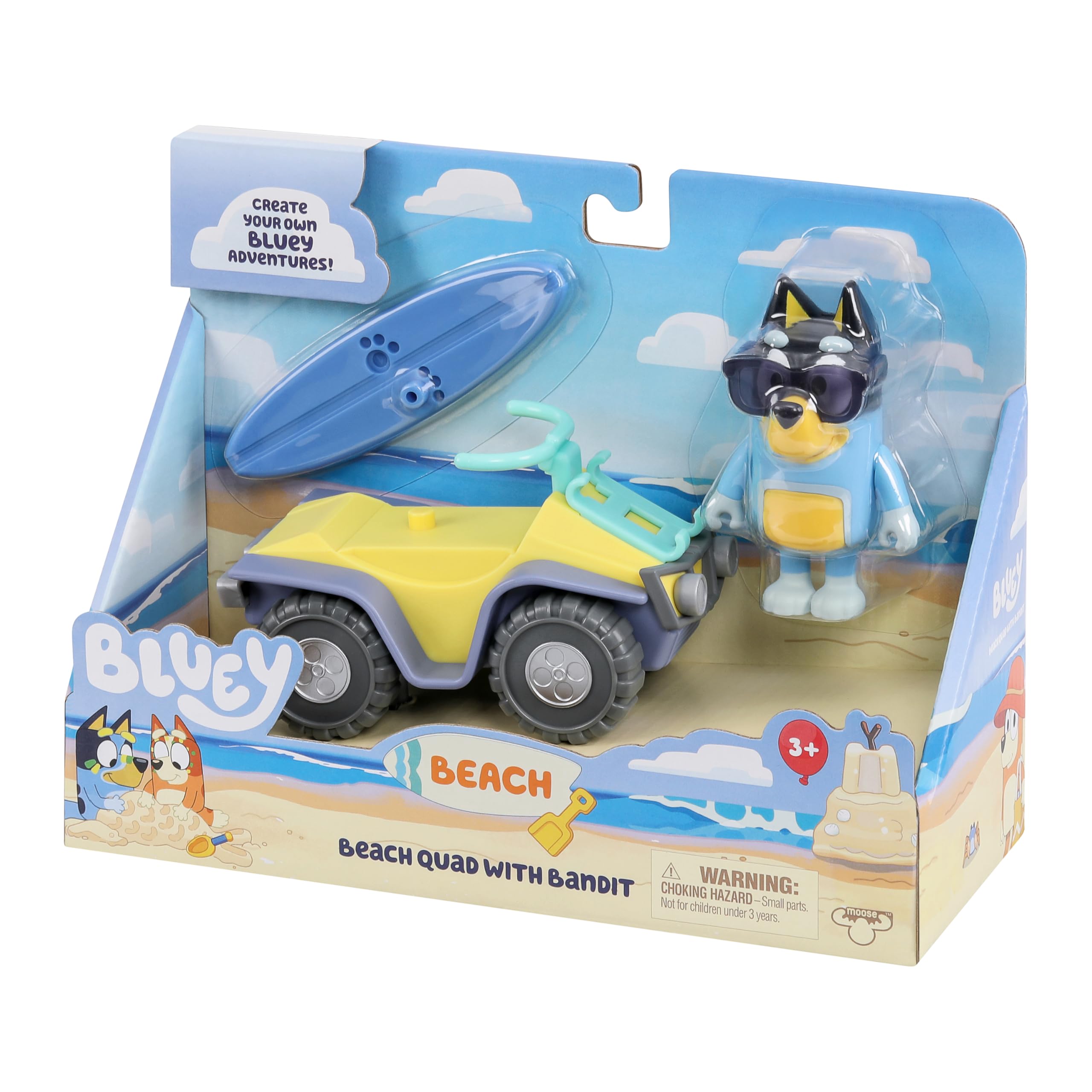 ・フィギュアサイズ:3インチ ・付属アクセサリー:サングラス、ビーチクワッドバイク、サーフボード ・可動箇所:腕、体