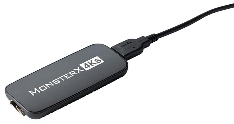 エスケイネット製 WEB 会議 UVC/UAC対応 USB接続ビデオキャプチャー MonsterX 4Ks HDMI カメラアダプター テレワーク用 4K解像度（ 3840＊2160 ドット）対応 HDMI キャプチャーボード USB3.0...