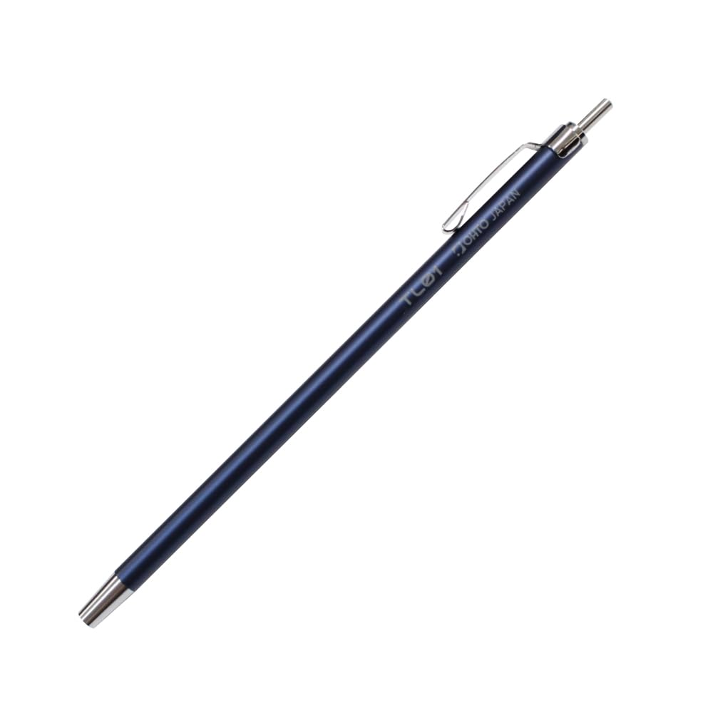 ・サイズ:全長91mm×軸径3.7mm×最大幅5.6mm ・重量:3.1g ・ボール径:0.5mm ・材質:軸:アルミニウム、口金・ノック:真鍮、クリップ:SK材 ・生産国:日本 ・替芯:R-4C5NPクロ(0.5mm)