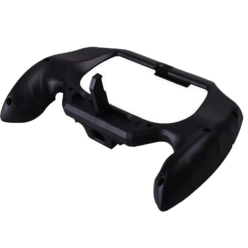 [DFsucces]PS Vita 2000 ハンドルグリップ 保護ケース 滑り止め 耐衝撃 ブラック トリガーグリップ コントローラー アクセサリー PCH-2000対応 携帯ゲーム機 プレイステーション ビタ製品仕様と互換性：PS Vi...