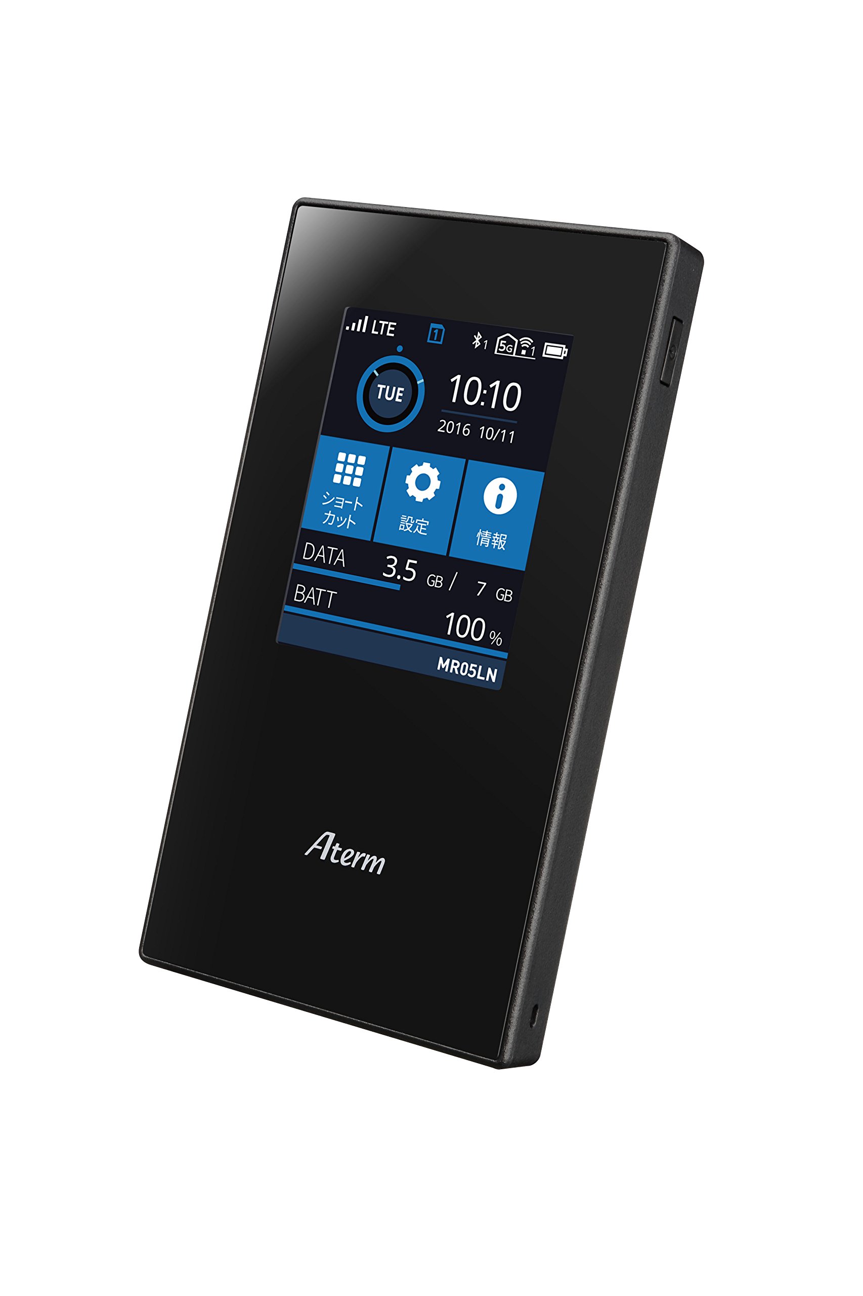 ・WANインタフェース:LTE、HSPA+、HSPA/WCDMA、GPRS ・無線LANインタフェース:IEEE802.11ac/11n/11a/11n/11g/11b ・連続動作時間:WiFi最大約14時間、Bluetooth最大約30時...