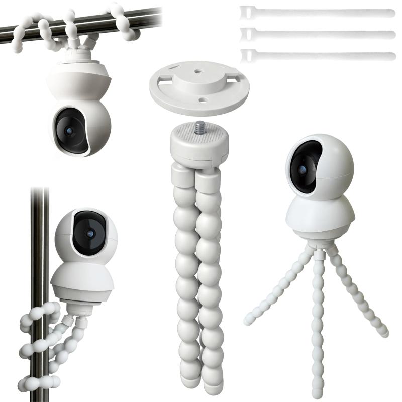 GOKEI カメラ マウント フレキシブルアーム くねくね 三脚 ペットカメラ ベビーカメラ 防犯 監視 室内 見守り 1/4インチネジ TP-Link Tapo C200 C210 C220 C230 iphone対応 フレキシブル スタ...