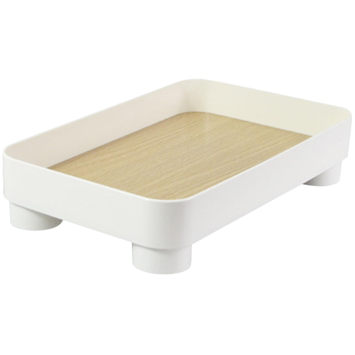 ・色:ホワイト ・サイズ:31.00X20.00X7.00cm (12.18X7.86X2.75インチ) ・材質:プラスチック、密度ボード