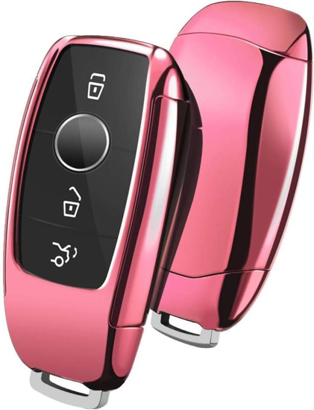 [OATSBASF]自動車用キーカバーはメルセデスベンツに適している TPU 360度フルプロテクション 傷 防止 ベンツ アクセサリー 車 e系 キーケース