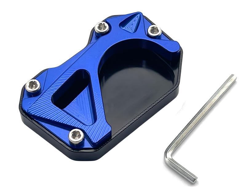 bubulu CC110用 クロスカブ用 互換性 汎用 アルミ製サイドスタンドパッド アクセサリー キックスタンド ドレスアップ ブルー レッド グレー適合性: CC110用 クロスカブ用に互換性があり完璧にフィットする専用設計のサイドスタ...