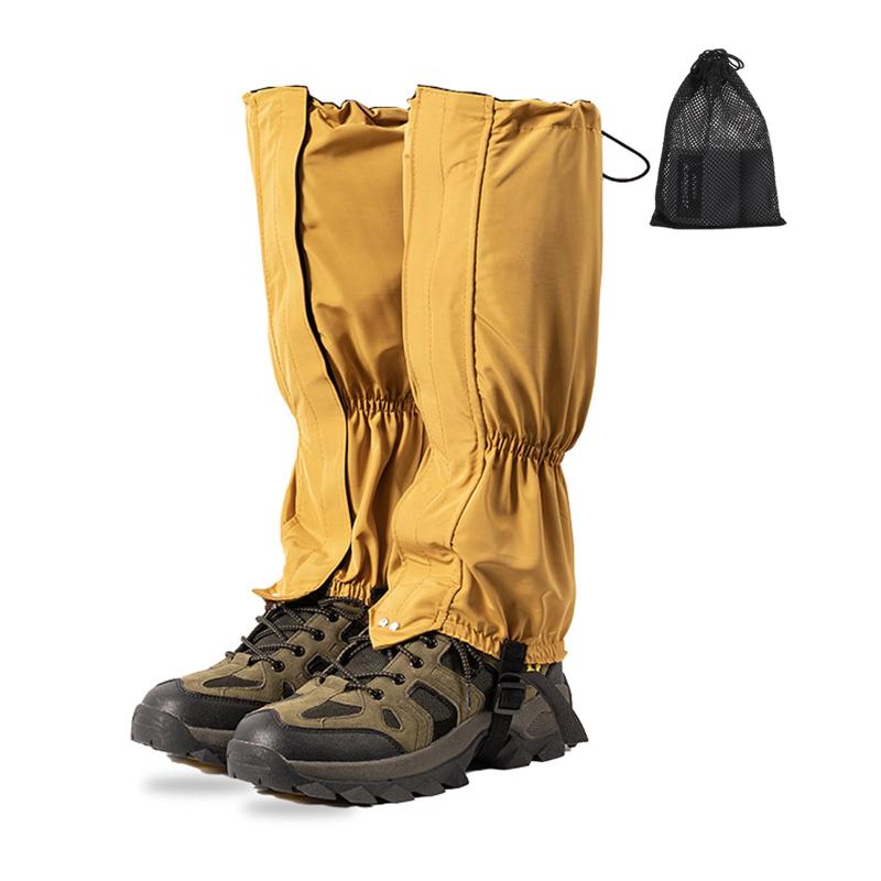 SEKIDAR ゲイター 防水 通気 ロングゲイター 高耐久性 レッグカバー 男女兼用 登山用 トレッキング スノーゲイター 悪天候対策 収納袋付き 軽量 簡単着脱