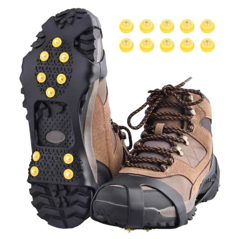 TRIWONDER アイゼン 8本爪 18本爪 24本爪 チェーンスパイク 登山 スノースパイク チェーンアイゼン アイス 靴底用滑り止め 雪山 トレッキング 氷釣り Crampons 収納袋付✅ 信頼性の高い職人技 - 素材:TPE (熱...
