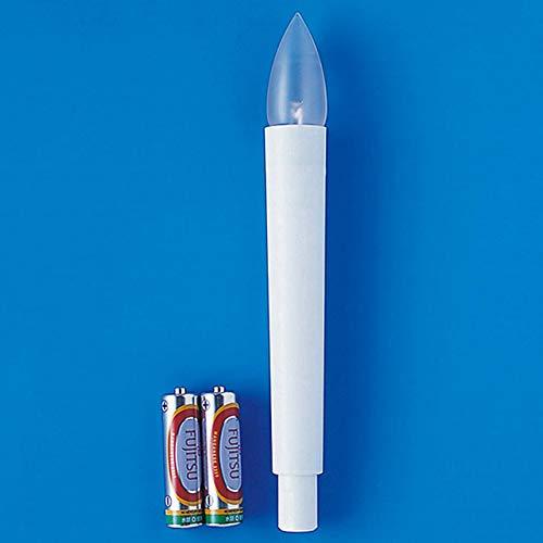 仏壇屋 滝田商店 盆提灯 盆ちょうちん LEDローソク電池灯LC301「ヒカリ」ローソクにかわる安全な電池灯高さ18.5cm×底径1.5cm 吊り提灯用 証明書付寸法：高さ18.5cm×底径1.5cm／備考：単3電池2個使用(テスト用電池2...