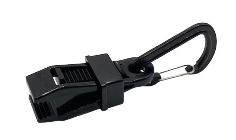 OUROBOROS ウロボロス クリップ テントクリップ グローブクリップ マルチクリップ タープクリップ (ブラック,1個)愛知県の町工場が本気で作った樹脂製のカラビナ付クリップ材質は耐候性の高いポリカーボネート樹脂を使用長く使っていただ...