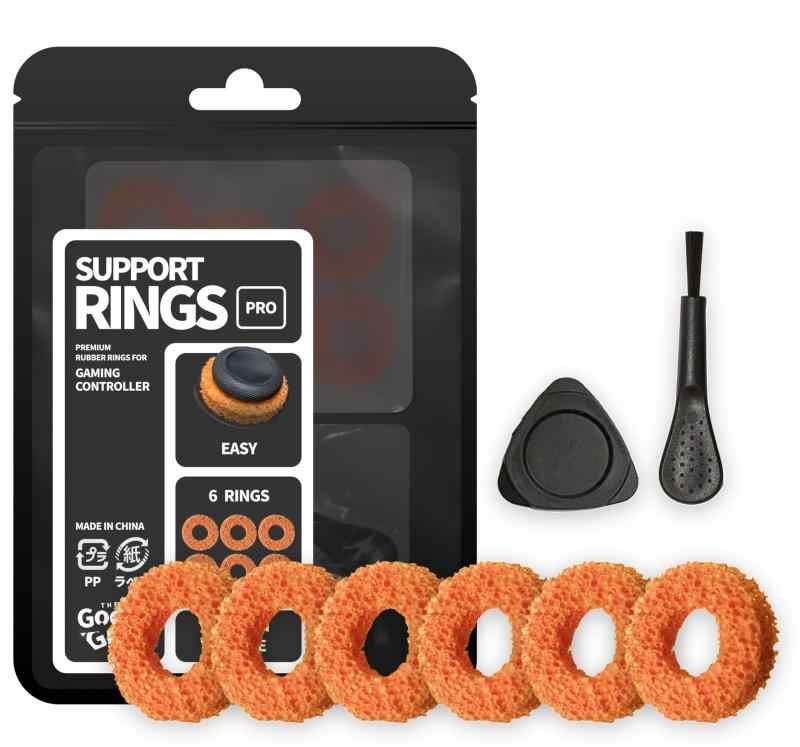 【Pro版】シリコン製 エイム 向上 FPS アシスト リング for PS5 PS4 Switch Xbox 他 ゲーム コントローラー スティック【快適な操作性】リングをコントローラーのスティック部に取り付けることによって、ゲーム時のス...