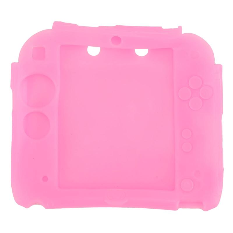 2DS用シリコンスキンカバー、スクリーンプロテクター付きクリアケース、HD鮮明度、反応性、すべてのボタンへの便利なアクセスを備えた2DS用コントローラー保護カバー、ポータブル卓越した職人技: 柔らかいシリコン素材と透明なPETフィルムが、コ...