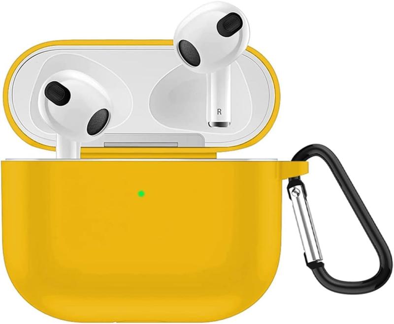 AirPods3 用 ケース (2021発売) AirPods 第3世代 ケース カバー。 充電式フルプロテクション 耐落下性 耐擦傷 耐衝撃 防水 前面のLEDが隠れない【対応機種】AirPods 第3世代 (2021)専用です。【高品質...