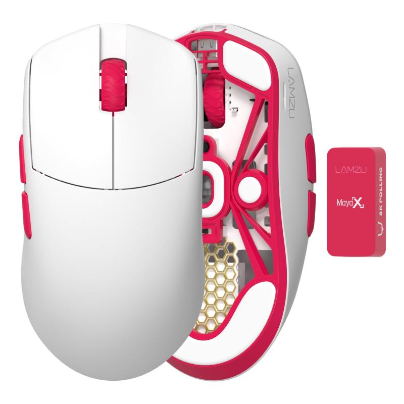 LAMZU MAYA X REJECTモデル【8Kドングル入り】 ゲーミングマウス 無線 軽量 47g type-C 充電 ワイヤレス リジェクト×ラムズ REJECT SPECIAL EDITION✅【LAMZU × REJECT】日本の...