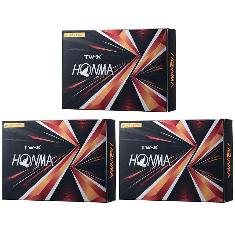 本間ゴルフ HONMA ボール TW-X ボール 2021年モデル 3ダースセット 3ダース(36個入り)