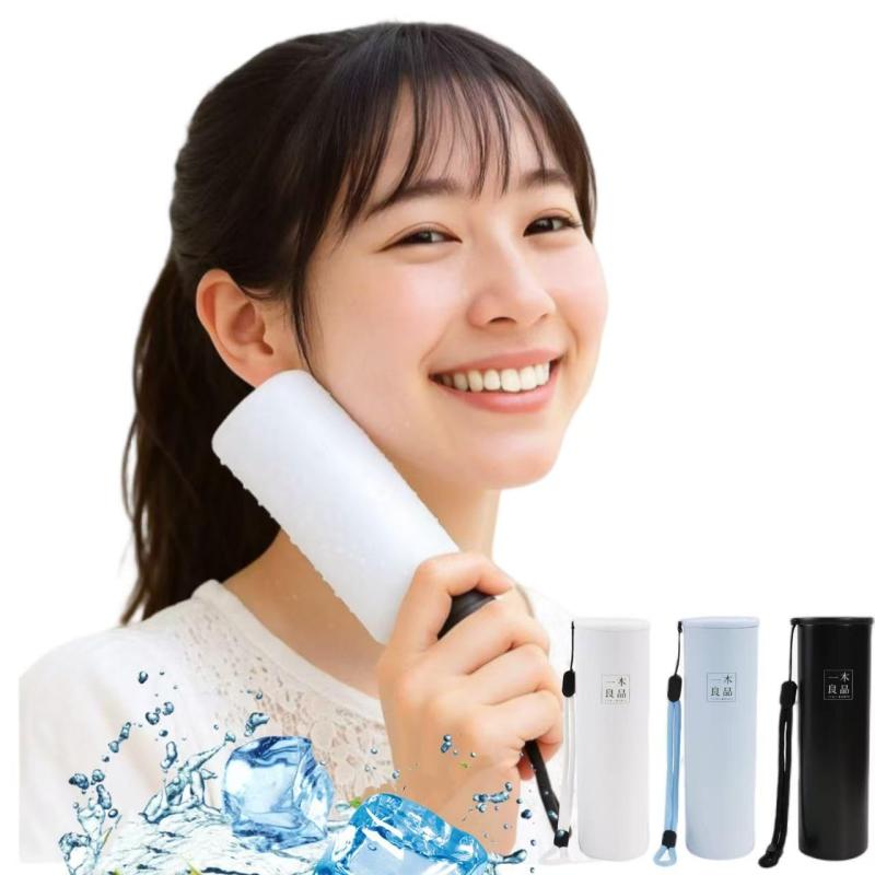 氷のう 【2025最新 暑さ対策グッズ】 氷嚢 ステンレスボトル 2way 繰り返す 氷筒 持ち運び 氷 携帯氷のう 保冷スティック クール瓶 真空断熱構造 約20時間持続 ネック氷のう 子供 大人 熱中症【熱中症・猛暑対策の2025新定番...