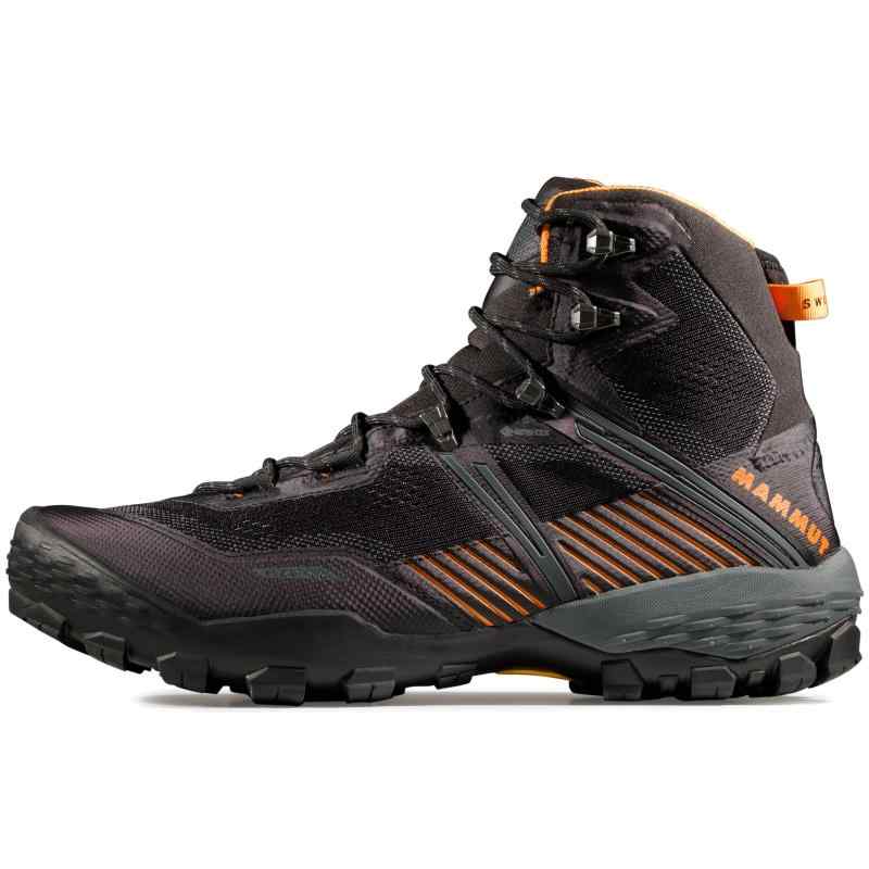Mammut メンズ ドゥカン 2 ハイ ゴアテックス メンズ/Ducan II High GTX Menハイキングシューズ伸縮性GORE-TEXタン構造ダブルレイヤーメッシュVibramアウトソールPFCフリー耐久撥水(DWR)加工ヒール...