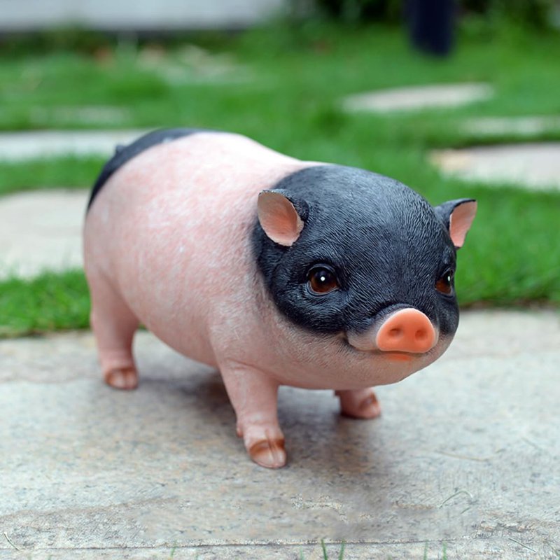 　　　 ◆◇◆売れている秘密◆◇◆ ★素材：樹脂★サイズ：約26*10*14cm26*13*14cm（商品の詳しいサイズについて、写真でご覧下さい。） 【キュートなデザイン】豚の彫刻は精巧な外観、本物そっくりの外観で、さまざまな家の装飾スタ...