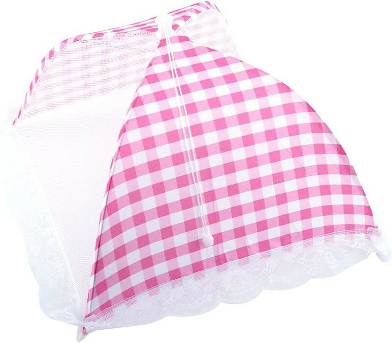 　　　 ◆◇◆売れている秘密◆◇◆ 伸縮性、コンパクトサイズ、省スペース、開閉が容易、省スペース 自宅やピクニック中の昆虫から残された料理を保護するための実用的で完璧な 素敵なレースの耳とチェックされたパターンで、それはあなたの台所の美しい...