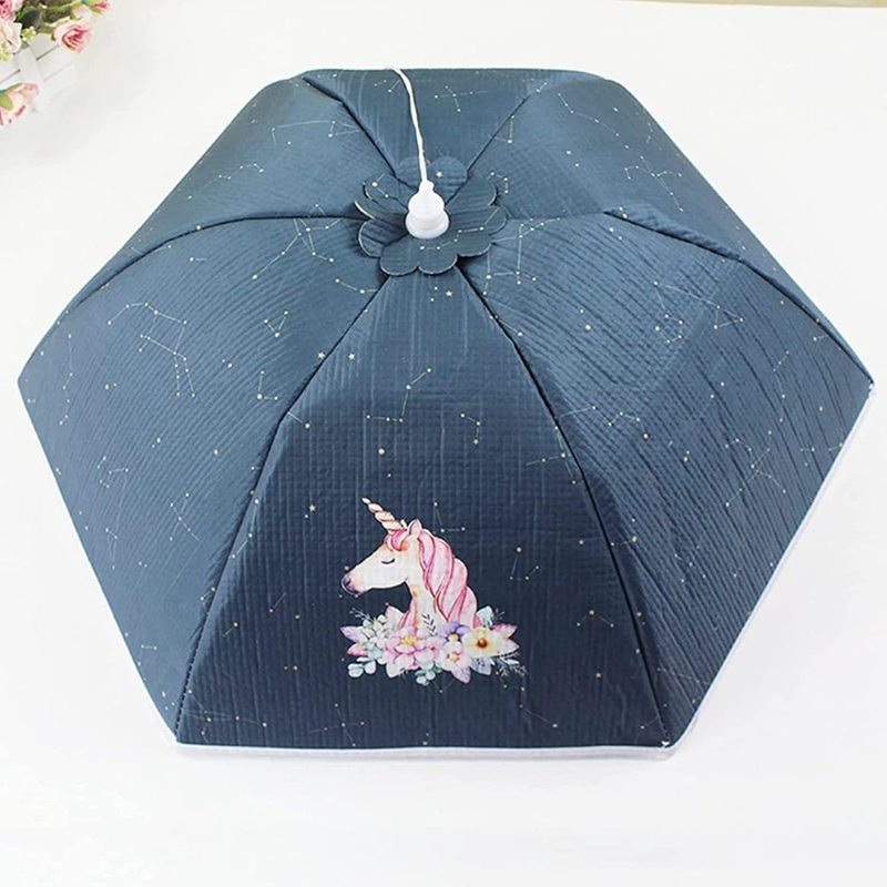 　　　 ◆◇◆売れている秘密◆◇◆ サイズ：80*28cm 折りたたみ式の食卓カバー、使わない時はコンパクトに折りたたんで収納できるので、収納場所にも困りません。引っ張ってから料理に被せるまでただ数秒かかります。閉じるのも軽くひと押しだけで...