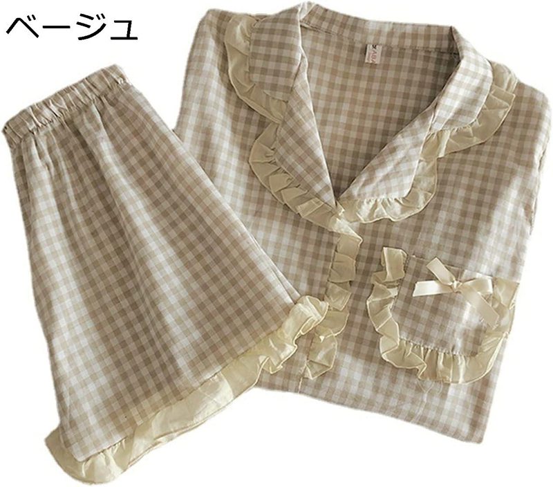 　　　 ◆◇◆人気の秘密◆◇◆ 【?着脱しやすい】上品なデザイン、伸縮性と弾力性に優れ、着脱しやすいし、着ているだけで気分も上がること間違いなし、ルームウェアパジャマ部屋着寝間着多様にお使いいただけます。おうち時間を過ごすルームウェア・部屋...