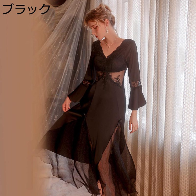 　　　 ◆◇◆人気の秘密◆◇◆ ?滑らかに素肌をすべる上質な生地感が心地よいルームウェア、着ているだけで癒し効果大！ ?セクシーさと上品さのバランスが絶妙で、洗練されたワンランク上の雰囲気をアピール。ラフなのにきちんと感があり、セクシーだけ...