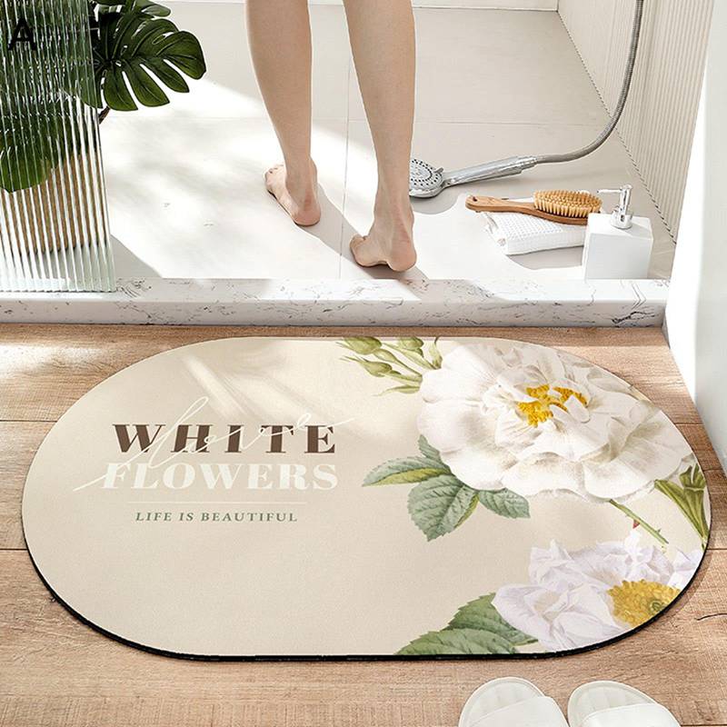 　　　 ◆◇◆人気の秘密◆◇◆ 【吸水性・速乾性がよい】驚きの超吸水力で、お風呂あがりびしょびしょの足元の水滴を瞬時吸い取ってくれる。吸い付くようにすぐ乾く、家族みんなの足元をさらさらに。 【洗濯不要、お手入れ簡単】もふもふ素材ではないので...