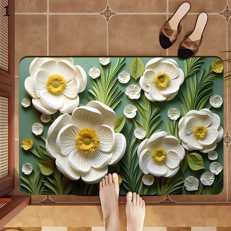 　　　 ◆◇◆人気の秘密◆◇◆ ?もちもちとした柔らかい踏み心地。足拭きマット とは思えないほどのやわらかさ。吸水性が高いため、サラサラな肌触り。 ?滑り止めに優れ、安全に使えます。老人も子供も安心して使えます。バスマット、ドアマット、階段...