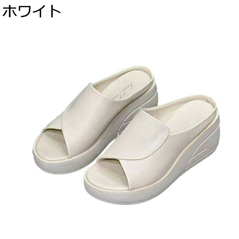 　　　 ◆◇◆人気の秘密◆◇◆ 【ヒール】ウェッジソール高さ約7cm 【フィット感】インソールにはふわふわのクッションを入れているので履き心地がよく足が疲れにくい使用に。日常使いと優れたフィット感のためにデザインされています。 【走れる】イ...