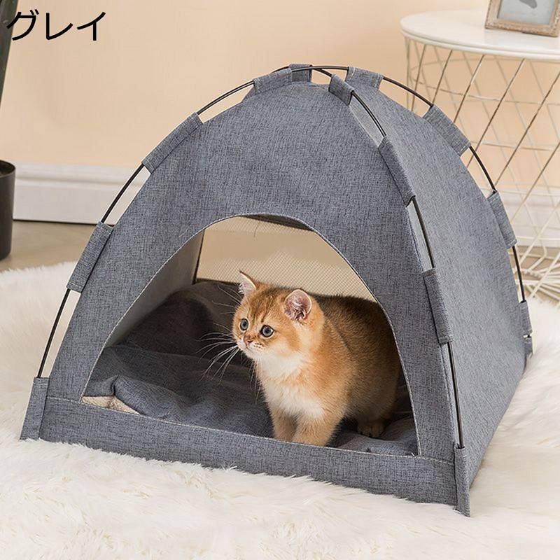 　　　 ◆◇◆人気の秘密◆◇◆ 【組み立てが簡単】高さのある犬用ベッドはセットアップが簡単で、操作も簡単で、初心者に適しています。さらに、自立型テントは分解せずに移動や再配置が可能です。 【耐久性と頑丈】オックスフォード布と鉄ブラケットで作...