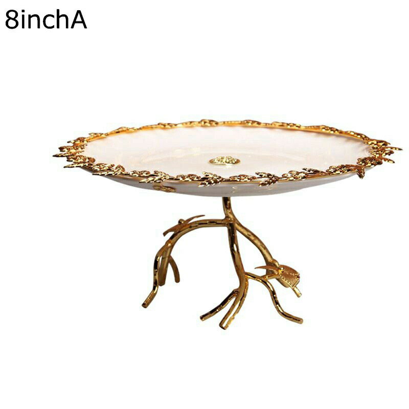 　　　 ◆◇◆人気の秘密◆◇◆ このセラミック層ケーキスタンドはユニークで絶妙に建てられていて、繊細で丈夫な金の輝くクラウンブラケット、品質と美術のセンスがいっぱいです。優雅さと贅沢の。 【技量】エレガントなサービングトレイ、モダンでミニマ...