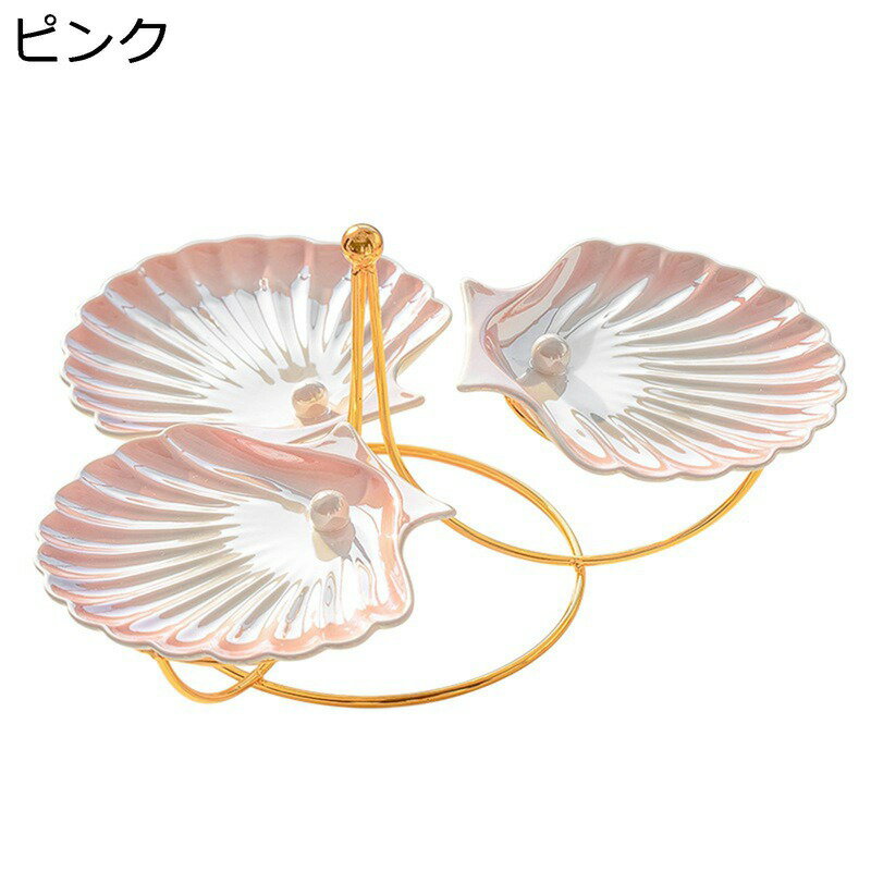　　　 ◆◇◆人気の秘密◆◇◆ クリエイティブな陶磁器の果物皿。 【多目的フードスタンド】3段のカップケーキスタンド。カップケーキ、デザート、クッキー、キャンディ、チョコレート、ペストリー、お菓子を飾るのに最適。ベビーシャワー、結婚式、誕生...