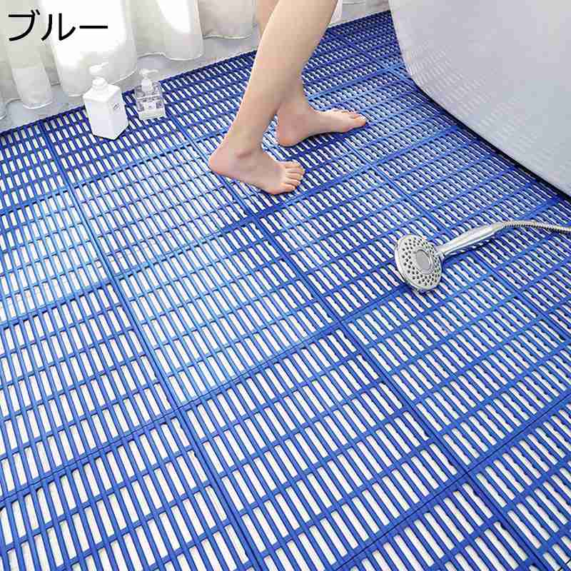 　　　 ◆◇◆人気の秘密◆◇◆ 【材質】：10個セット高品質のTPE素材を使用し。優れた防カビ・抗菌効果、超耐久性があります。 また、髪がバスルームの排水口を塞ぐのを防ぎます。 【滑り止め】：風呂マット表面には突起した滑り止め粒子があり、背...