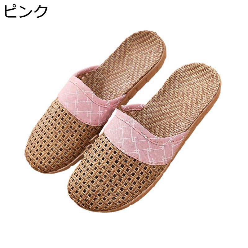 　　　 ◆◇◆人気の秘密◆◇◆ 【リネンスリッパ】インソール部分が麻素材なので、通気性や発散性に優れており、防臭効果があります。麻の繊維は水分の吸湿・発散が速いのも特徴で、汗ばんでも肌にベトつかず、速く乾きます。あらゆる種類の人に適していま...