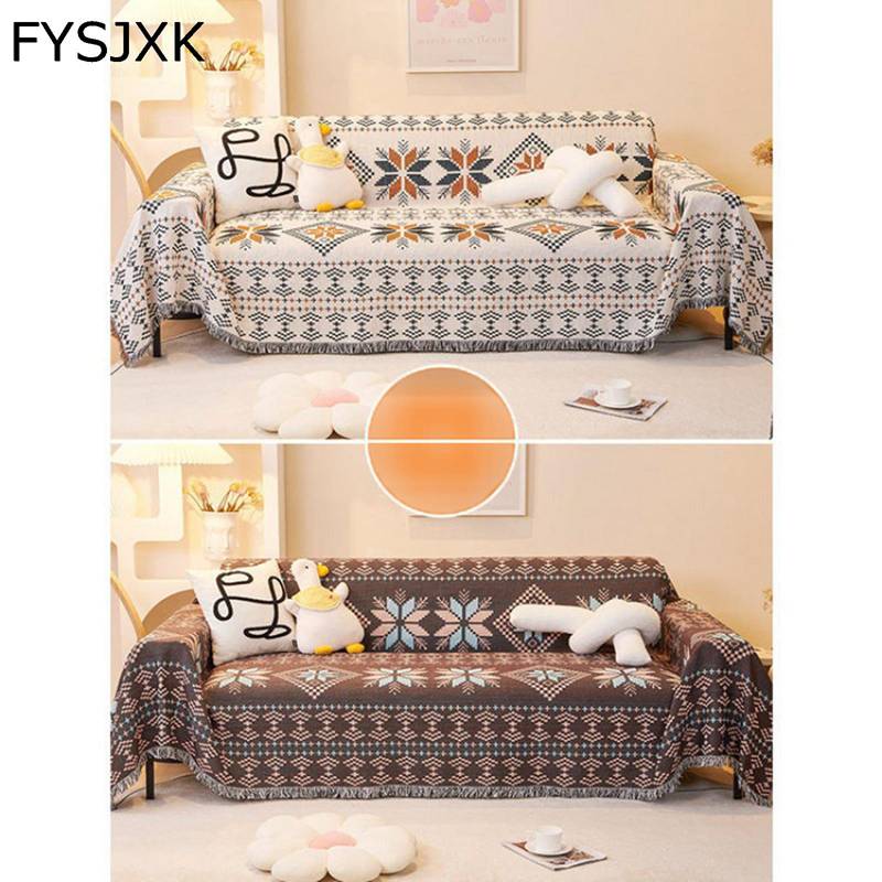 　　　 ◆◇◆人気の秘密◆◇◆ 【製品仕様】着脱簡単、多機能、四季通用、北欧風、フリンジ付き 、ワッフル柄。簡単な幾何学の図案で、人に静かで快適な感じを与えて、ほどんとの内装風格に適用します。防塵、キズ防止、犬猫対策。 【簡単着脱・防汚れ】...