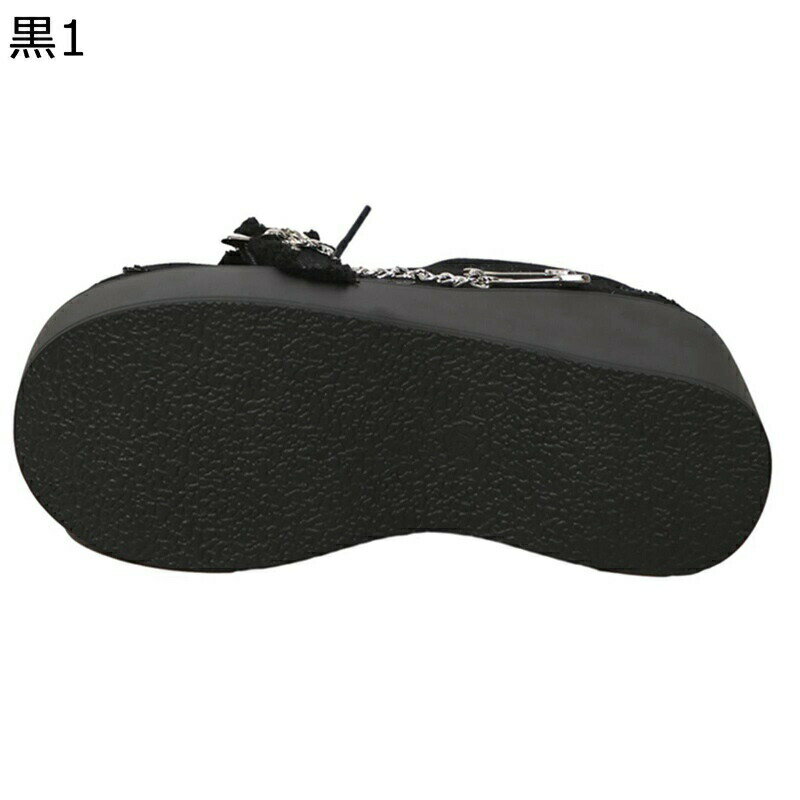 　　　 ◆◇◆人気の秘密◆◇◆ 【プラットフォーム】プラットフォームデザインで脚長効果がある！ロリータ靴の可愛さと履き心地を兼ね備えた靴です 【超厚底！美脚脚長効果あり♪ヒール6cm】 高さ6cmの超厚底パンプス♪ 背が小さい、スタイルに自...