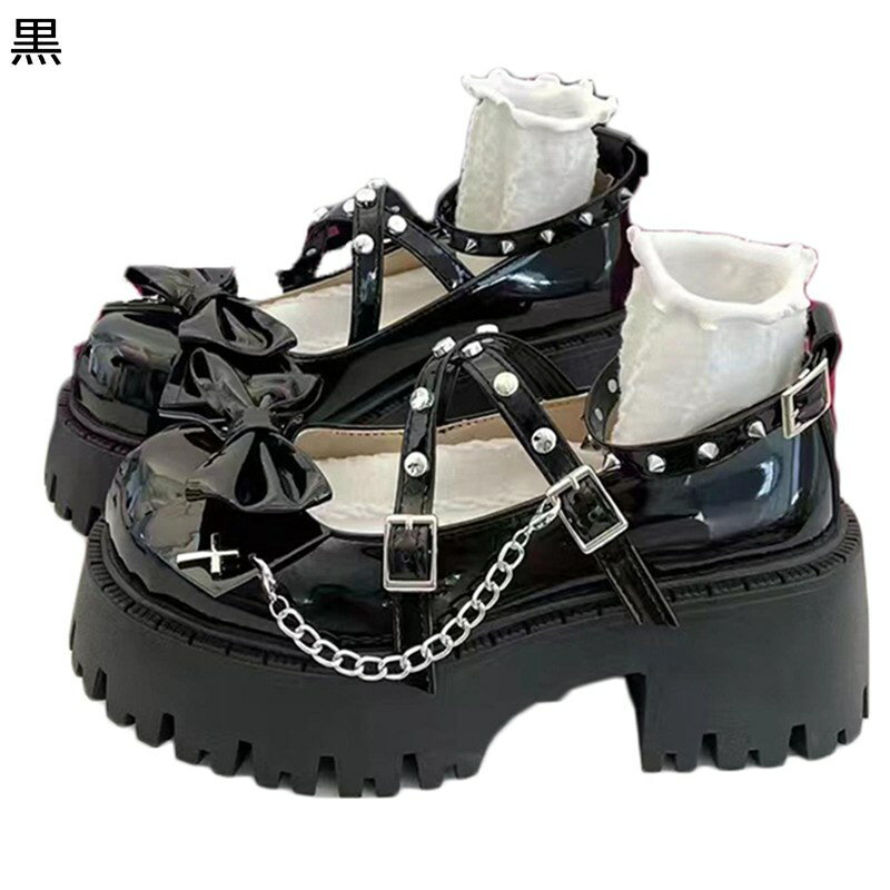 　　　 ◆◇◆人気の秘密◆◇◆ 【ヒール】6cmヒールが膝の位置をぐっと引き上げてくれるので、美脚＆脚長こうかバツグン！背筋もぴーんと伸びて、履くだけでスタイルよく見えます。自然と立ち姿美人。 【リボン】可愛さを兼ね備えたシューズ。蝶結びが...