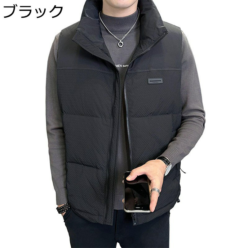 　　　 ◆◇◆人気の秘密◆◇◆ 【おしゃれでファッション】トレンドの欧米風メンズダウンベストです。タートルネックは寒い冬から首を守ることができます。小物や携帯などが入れられて、便利なサイドポケットもあります。背中のすそのゆるやかなラウンドカ...