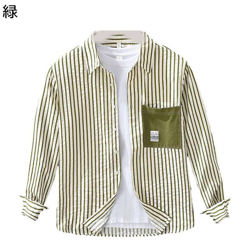 　　　 ◆◇◆人気の秘密◆◇◆ 【ストライプデザイン】おしゃれなストライプデザインで、スタイルに左右されず、カジュアルコーデにもビジネスフォーマルコーデにも重宝するメンズ長袖シャツが登場しました！ 【春先の寒さ対策】このメンズ?袖シャツは、...