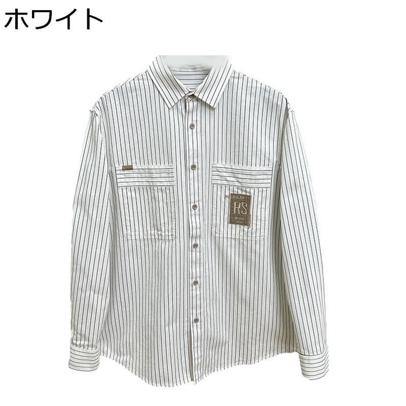 　　　 ◆◇◆人気の秘密◆◇◆ 【モダンなカジュアル】セミフォーマルな印象を出したい時にはネクタイと合わせ、リラックスした雰囲気を演出したい時にはボタンを開けてボサンと着ることも可能です。 【ストライプ柄】肌触りが良くて通気性にも優れ、この...