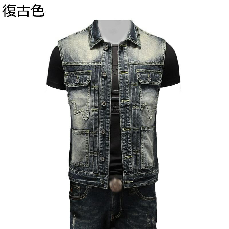 　　　 ◆◇◆人気の秘密◆◇◆ 【素材】かっこいいのデニム生地ジャケット1枚です?デニム生地を採用して、着心地は良く、耐久性も抜群、使えば使うほど自分の味が出てきて、長く着られるアイテムです 【レイヤード&重ね着】季節感は春から夏にかけては...