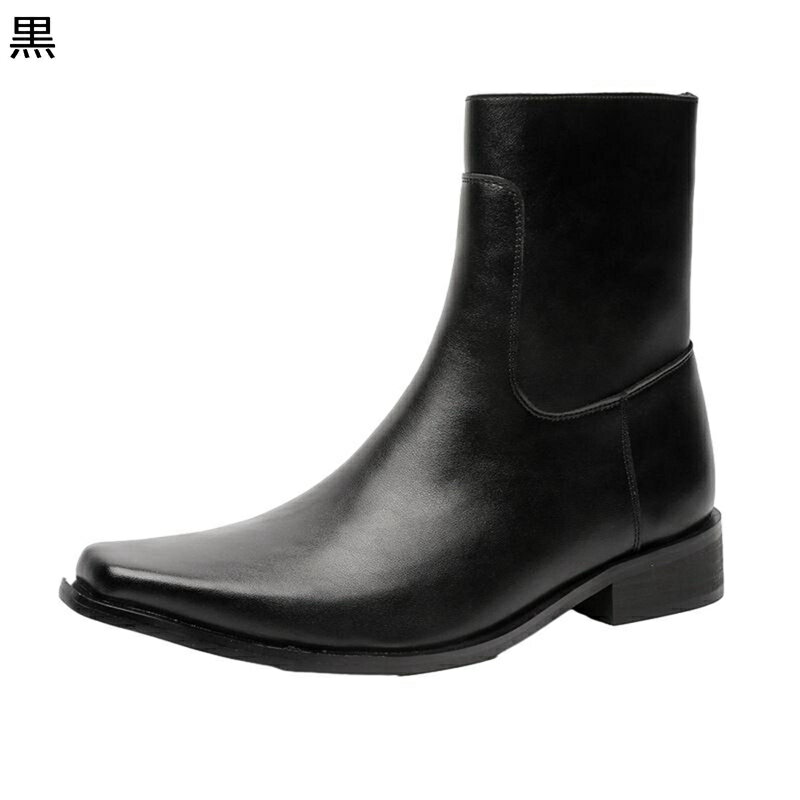 　　　 ◆◇◆人気の秘密◆◇◆ 【素材】アッパーがとても柔らかく足に馴染みやすいPUレザー素材が特徴。柔らかいので履き始めから足あたりが優しく快適に履けるのにしっかり個性を発揮する冬春シューズです。 【サイドファスナー】ジッパーの長さを足首...